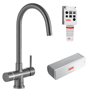 Franke Minerva Helix 4 in 1 Electronic Kettle Tap Complete with Filter ...