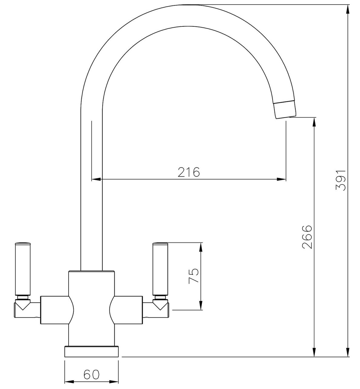 Abode Atlas Aquifier Water Filter Monobloc Kitchen Mixer Tap - Taps.co.uk