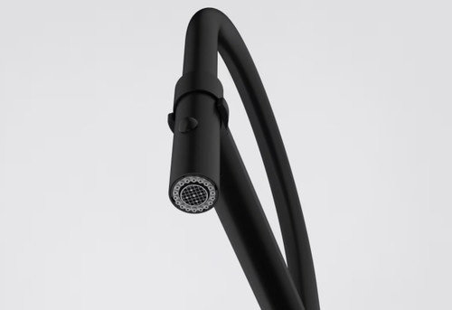Franke Icon Semi-Pro Black Pullout Kitchen Mixer Tap | Taps.co.uk