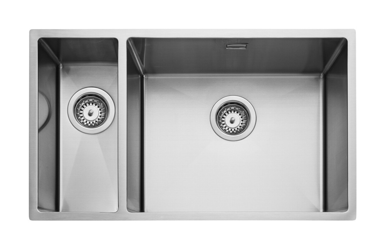 Rangemaster Kube Jumbo 1.5 Bowl SS Kitchen Sink | taps.co.uk