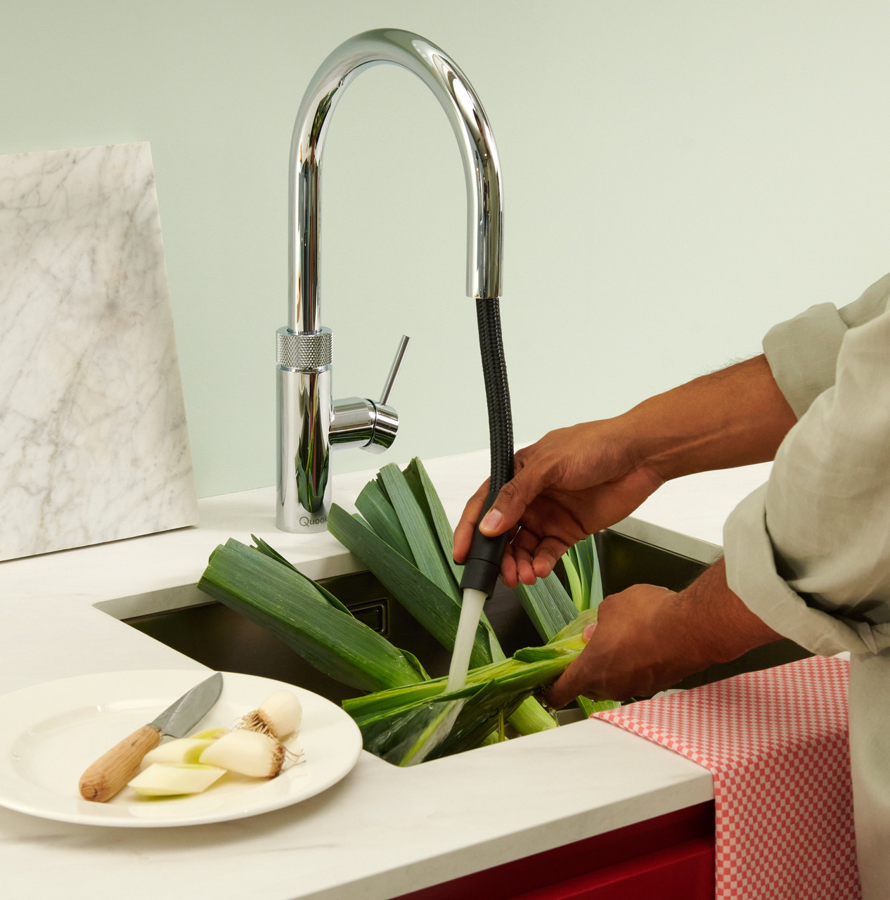 Quooker Tap Flex Chrome Boiling Tap | Instant Boiling Water Tap