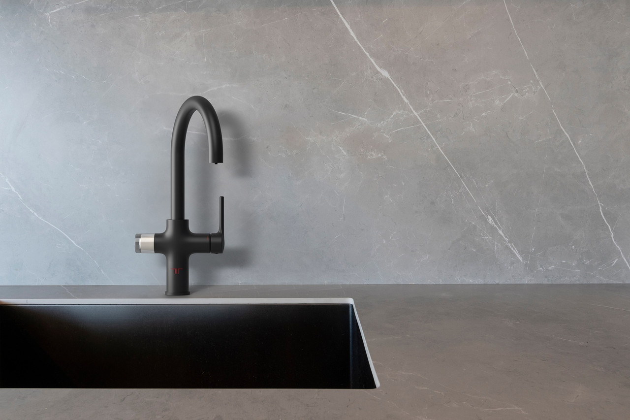 Triflow 4 in 1 Hybrid Pro Boiling Tap – Black | Kitchen Filter Tap