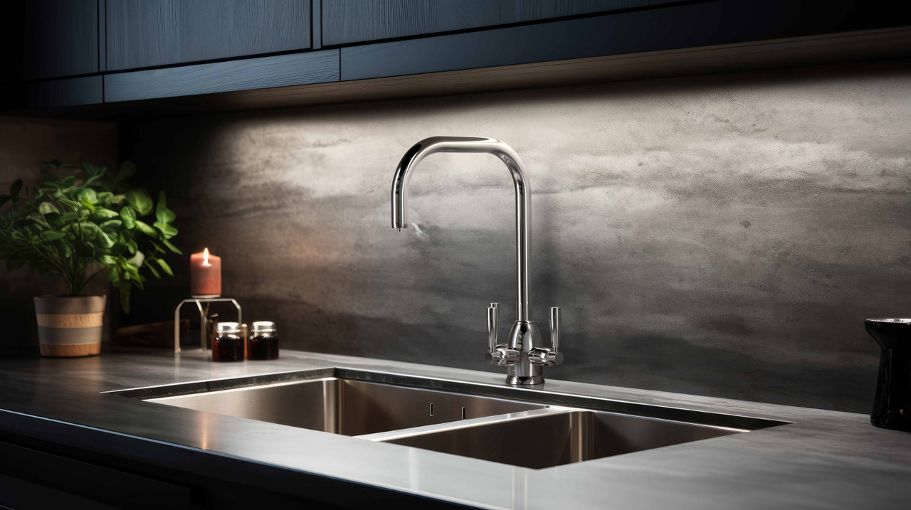 Triflow Whitehall - U Spout - Chrome | Best Kitchen Filter Tap