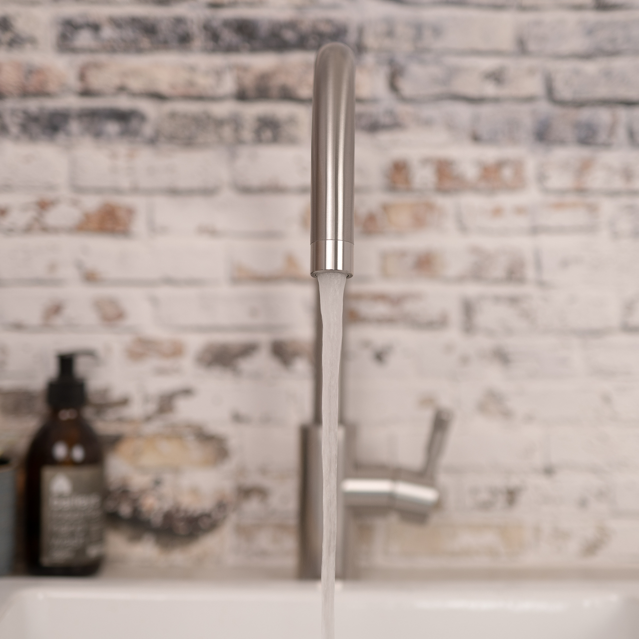 Stainless Steel Modern Mixer Tap Single Lever
