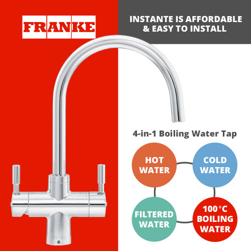 Taps.co.uk | Franke Instante 4-in-1 Kitchen Mixer Hot Water Boiling Tap