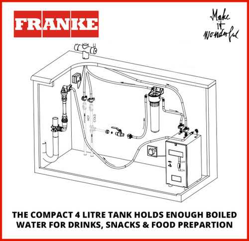 Taps.co.uk | Franke Instante 4-in-1 Kitchen Mixer Hot Water Boiling Tap