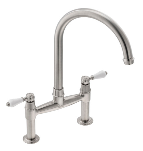 Franke Gloriana Classic Bridge Lever Kitchen Tap | Taps.co.uk