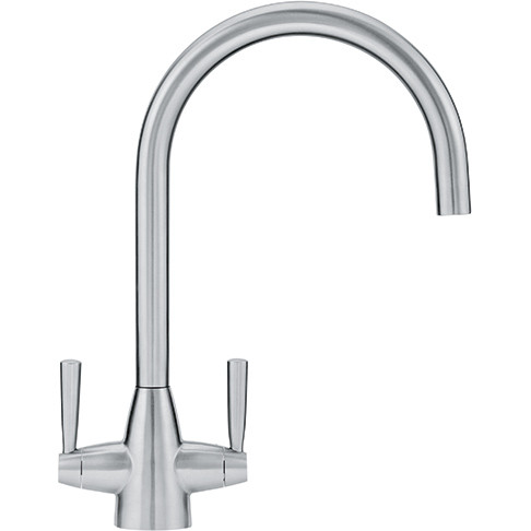 Franke Valais Mono Hole Mixer Stainless Steel - Taps.co.uk