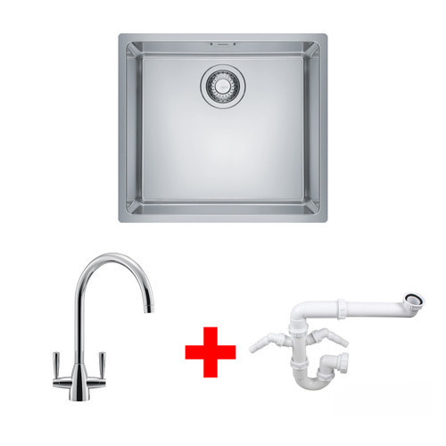 Franke Sink + Eiger Tap + Plumbing Kit Combo Pack | taps.co.uk