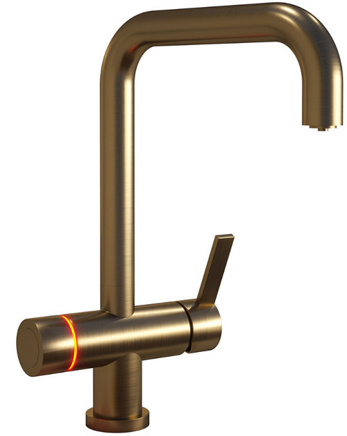 Austen & Co. Valencia 4 in 1 Digital Hot Tap Brushed Brass | taps.co.uk