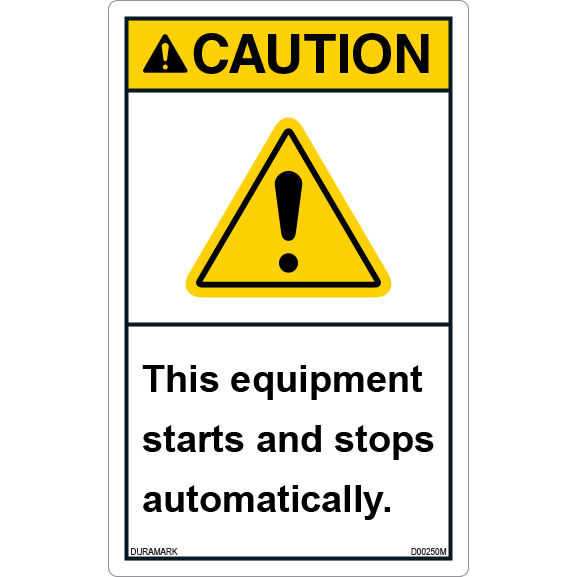 Machine Safety Labels | Caution Warning Danger Labels | DuraMark