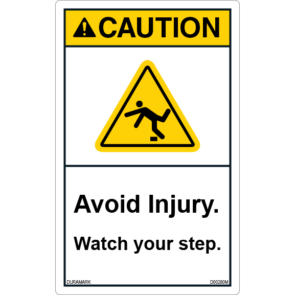 Caution - Not A Step - ANSI - Safety Label | DuraMark