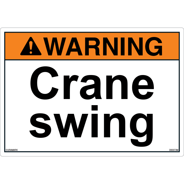 Crane Labels | Caution Warning Danger Labels | DuraMark