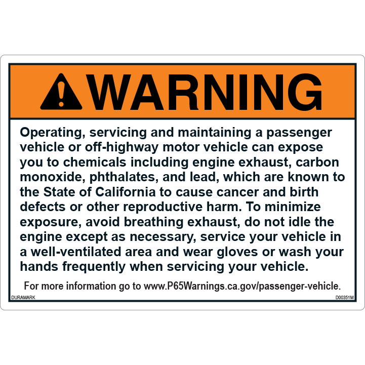 ANSI Safety Label - Warning - Magnetic Field - Pacemaker