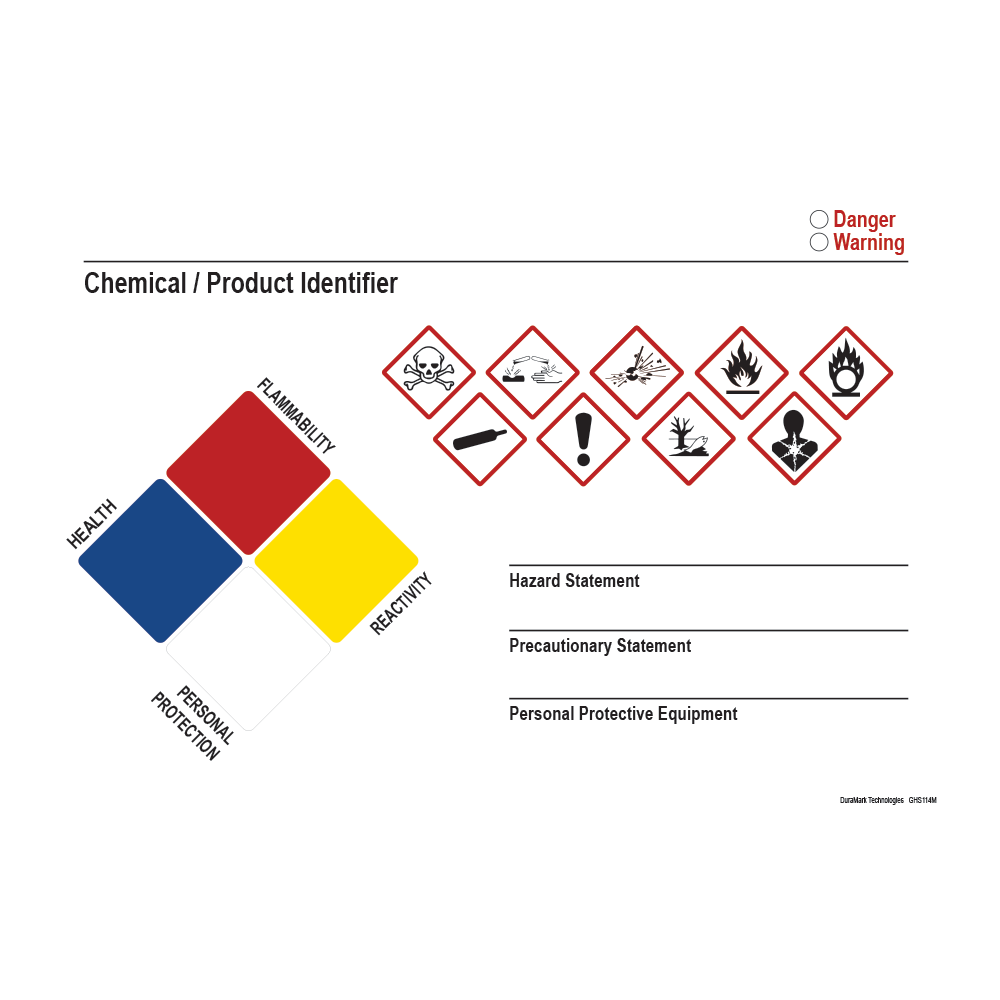 Globally Harmonized System (GHS) Labels