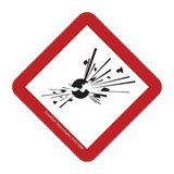 GHS Exploding Bomb Symbol Label