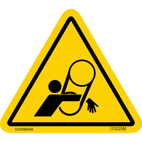 ISO Triangle Safety Labels - ISO Standard Triangles - DuraMark