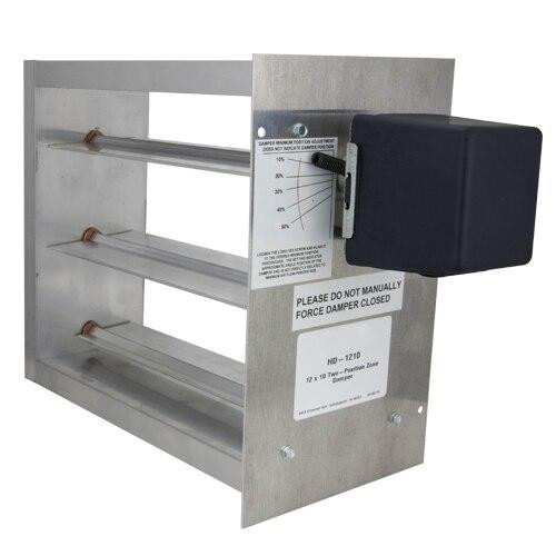 iO HVAC Controls HD-3612 Rectangular 36 x 12 Zone Damper