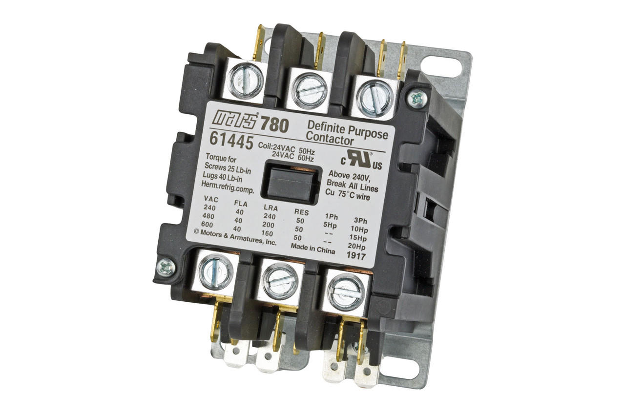 Mars 61445 3-Pole Contactor