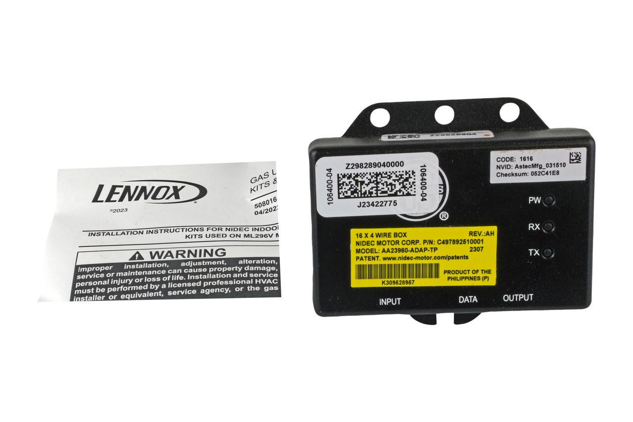 Lennox 20P46 Wire Box Replacement Kit