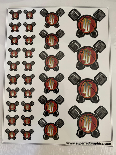 Wallace Motorsports - Logo Decal Sheet