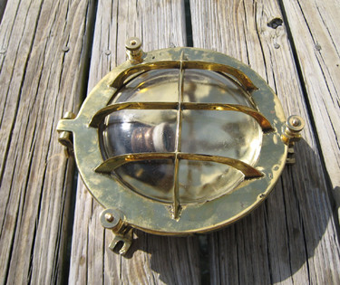 Brass Original Clamshell Light - Dock Lights