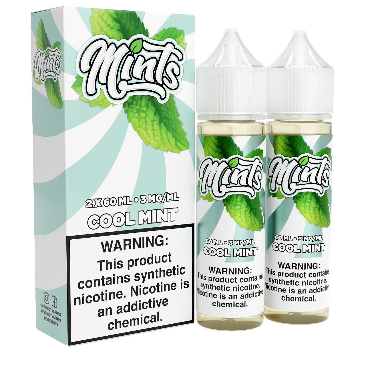 Shop Mints Cool Mint 120ml E-Juice Online | ECigMafia