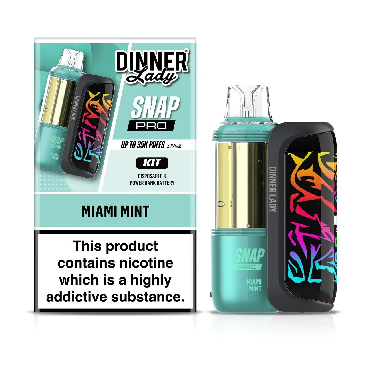 Dinner Lady Snap Pro Kit Disposable (35000 Puffs)