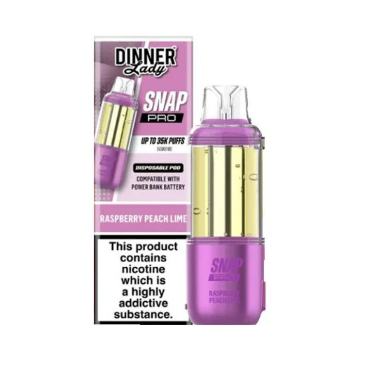 Dinner Lady Snap Pro Pre-filled Replacement Pod | 35000 Puffs