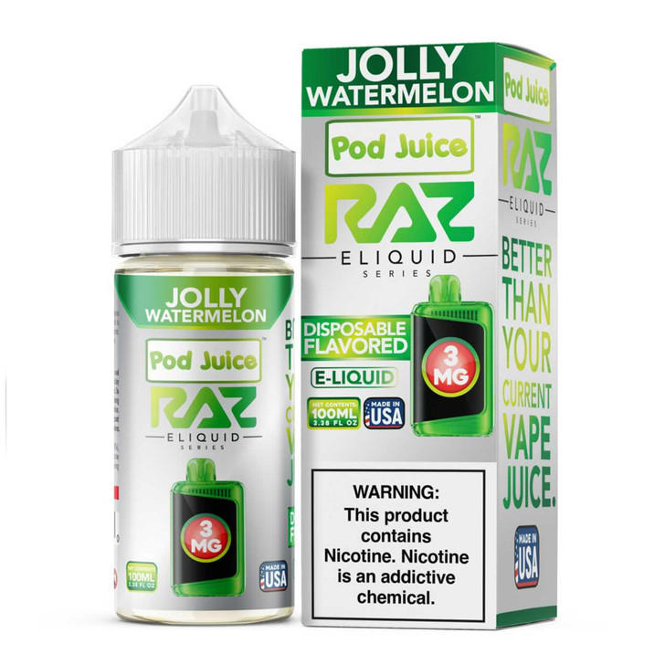 Pod Juice x RAZ Jolly Watermelon TFN E-Juice 100ml Online
