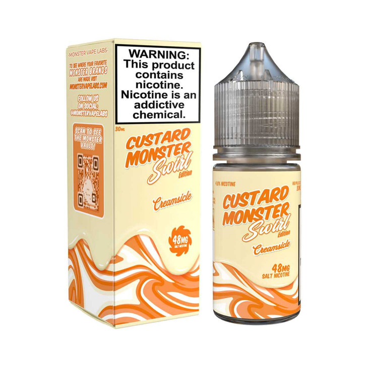 Best Custard Monster Swirl Edition Creamsicle Salt 30ml E-Juice