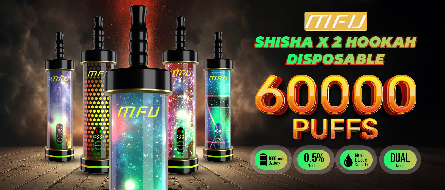 MFU SHISHA X2 Hookah 60K Disposable Vape: The Smart Choice for Long ...