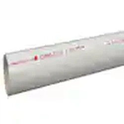 Charlotte Pipe PVC 07400 0600 Pipe, 4 in, 10 ft L, SCH 40 Schedule, PVC ...