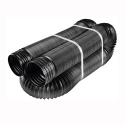 Form-A-Drain LN128 Lineal Concrete Foundation Drain, 12 ft L, 8 in W, PVC