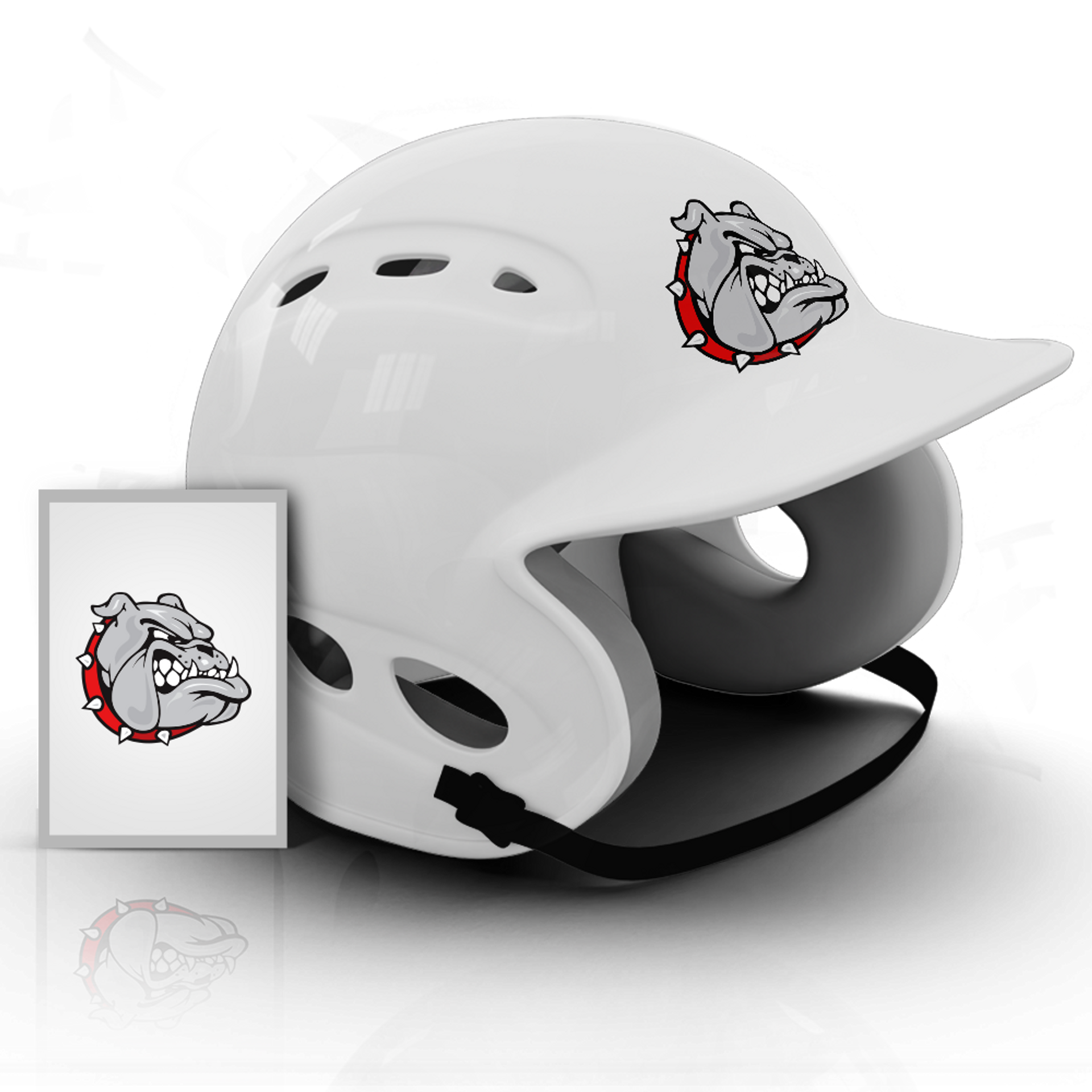 Baseball Helmet Logo Decals