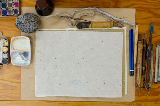 Washi Drawing Club, Online! Exhibition - The Japanese Paper Place