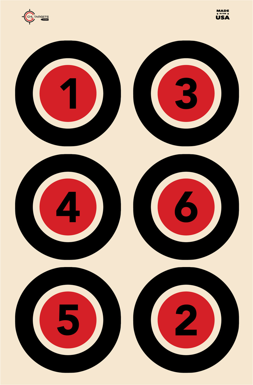 Shooting Range Targets 14x20 Sample Pack 2 | CHL Targets