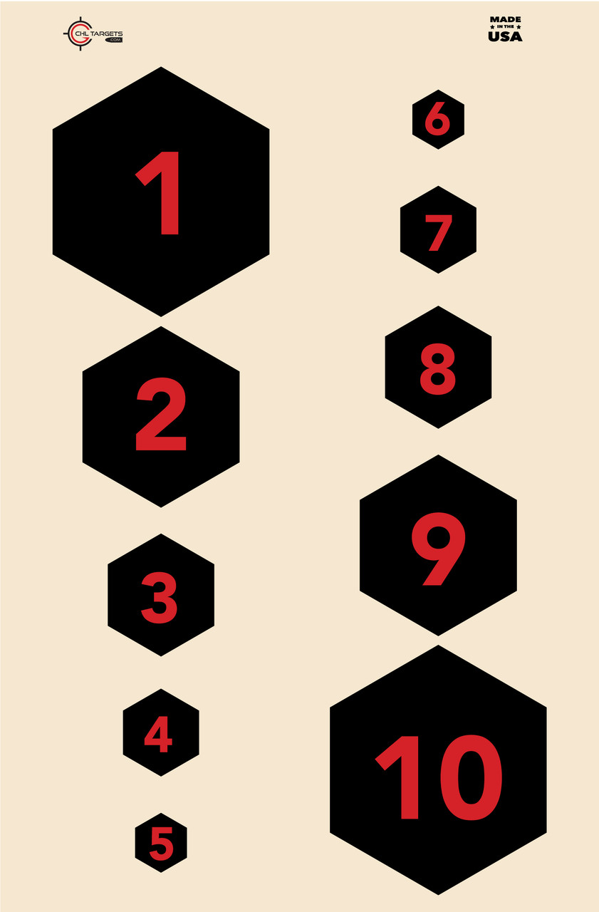 Shooting Range Targets 14x20 Sample Pack - 3 Pack | Versatile Training ...