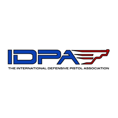 IDPA official threat target with pistol