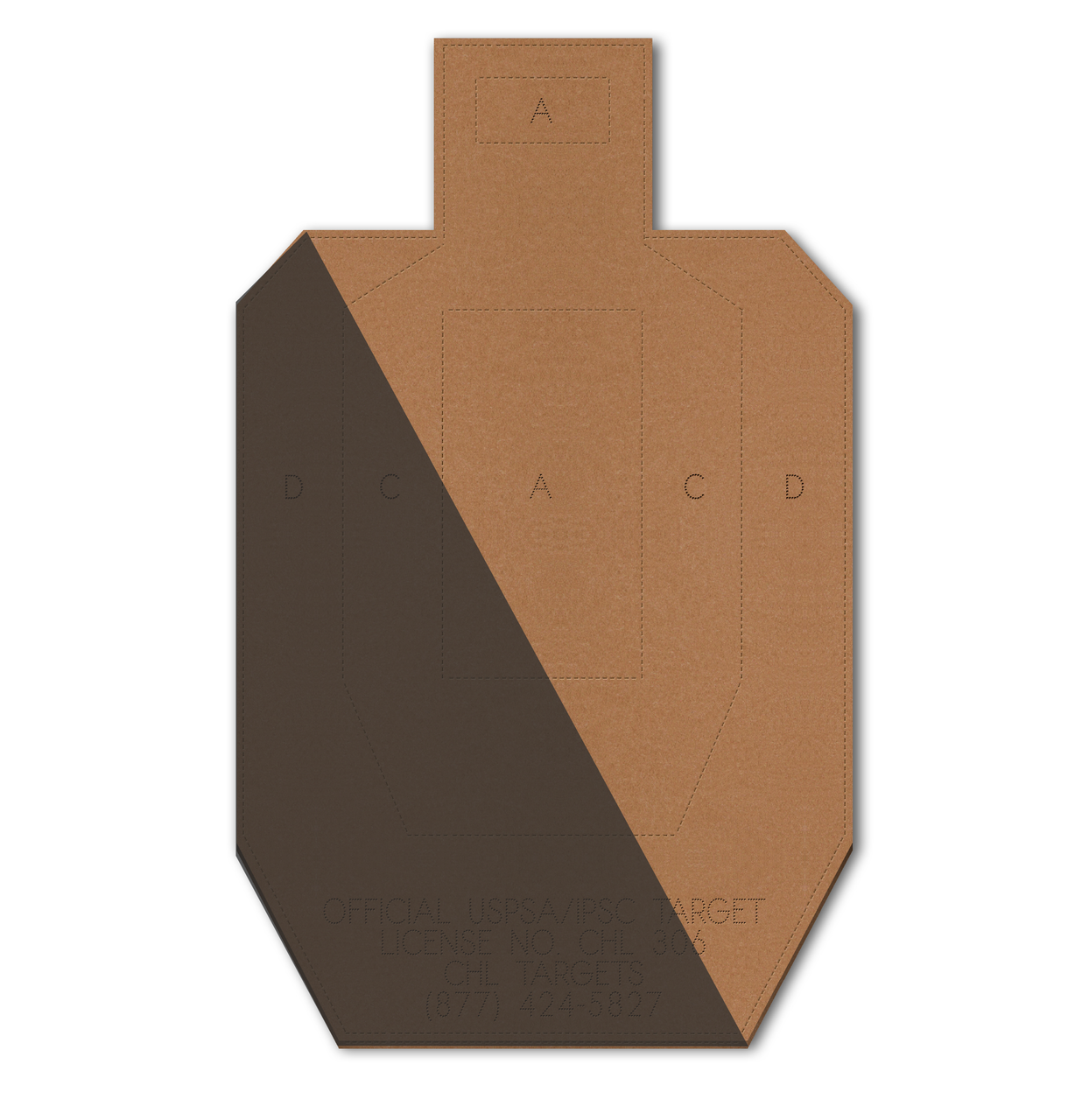 USPSA (CB) (Metric) Hardcover Target Sample Pack (100 Target Pack ...