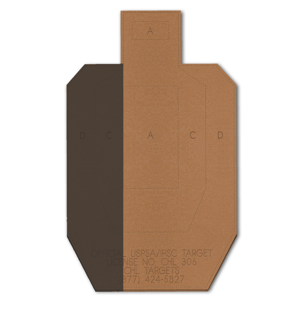 USPSA (CB) (Metric) Hardcover Target Sample Pack (100 Target Pack ...