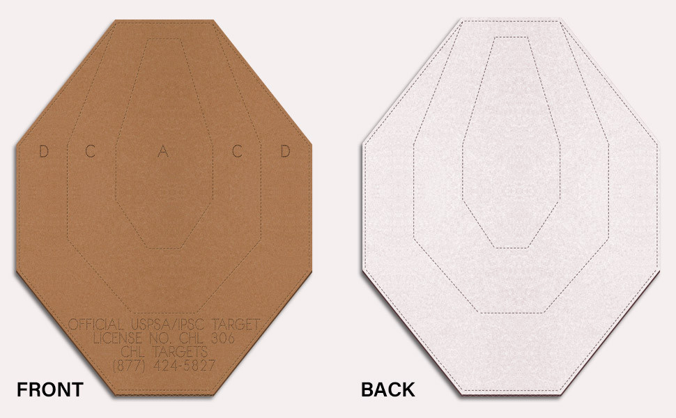 IPSC (CB) (Classic) Hardcover Target Sample Pack (100 Target Pack ...