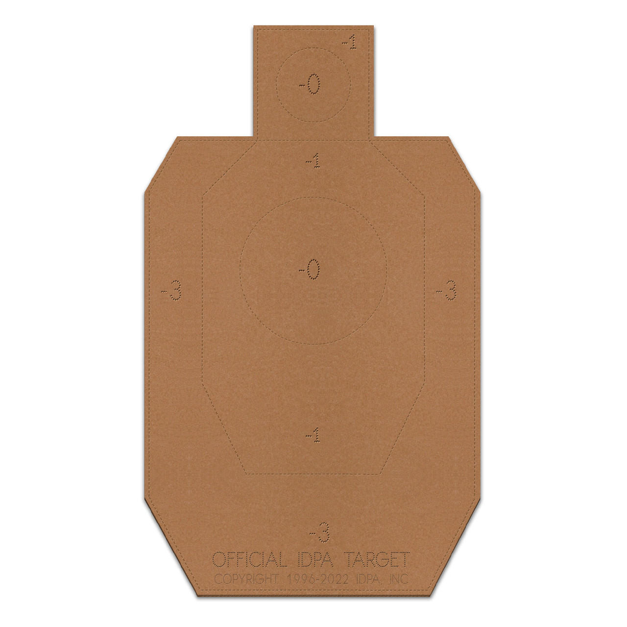 IDPA (CB) WATERPROOF (70 Target Pack) (FREE SHIPPING) - CHL Targets