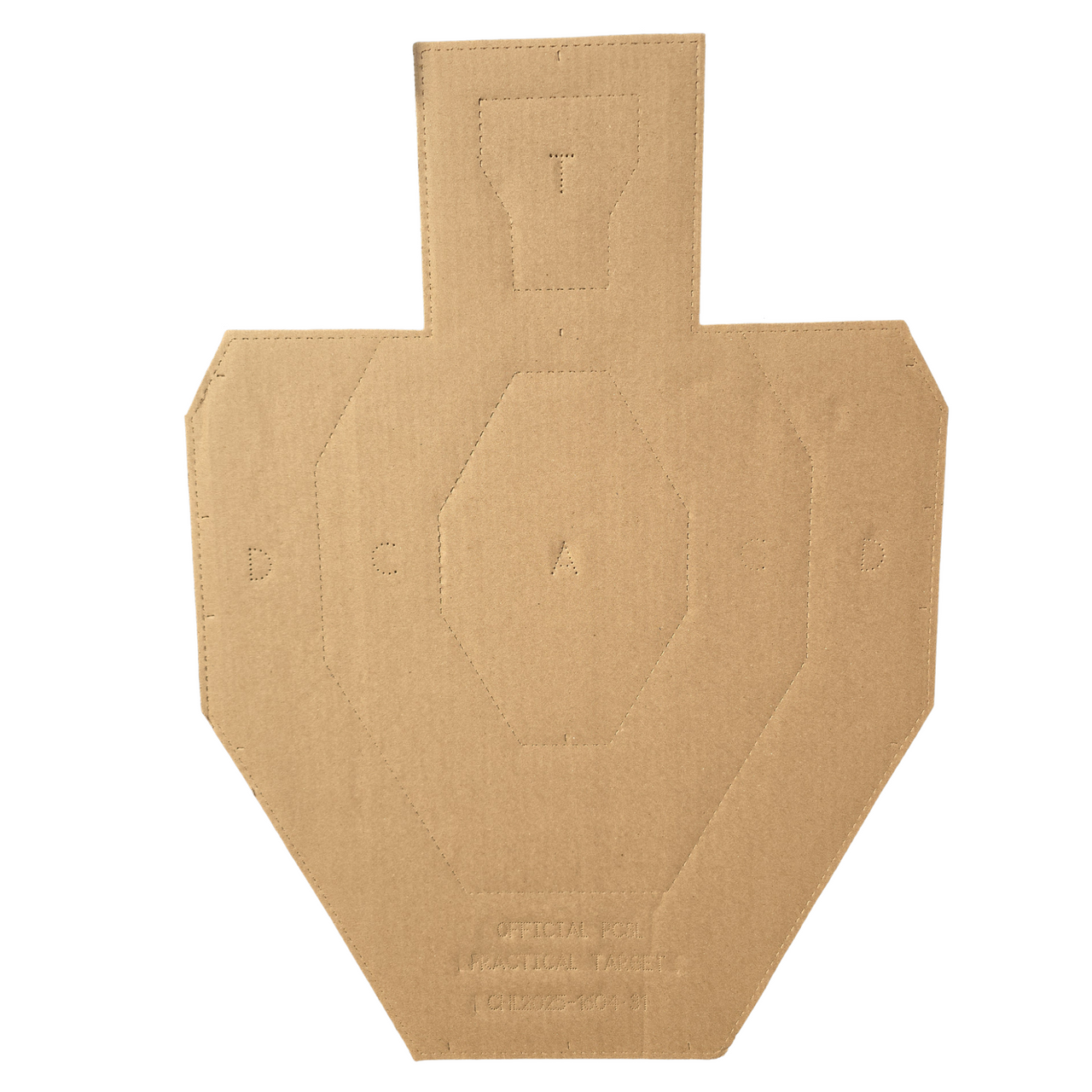 PCSL Cardboard K-Zone 100 Target Pack | PCSL Cardboard Shooting Targets ...