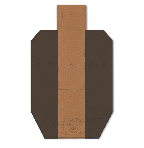 USPSA (CB) (Metric) Hardcover Target Sample Pack (100 Target Pack ...