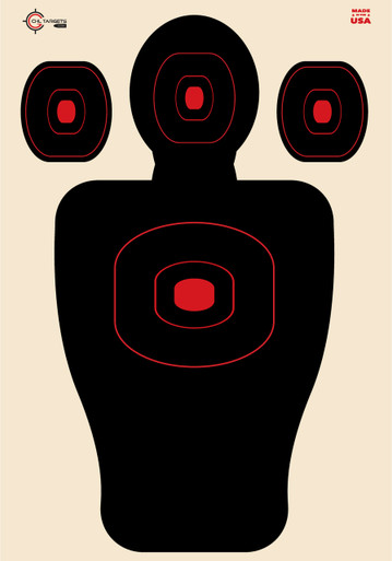 SRT - Silhouette - Simple Silhouette #2 (100 Target Pack) - CHL Targets