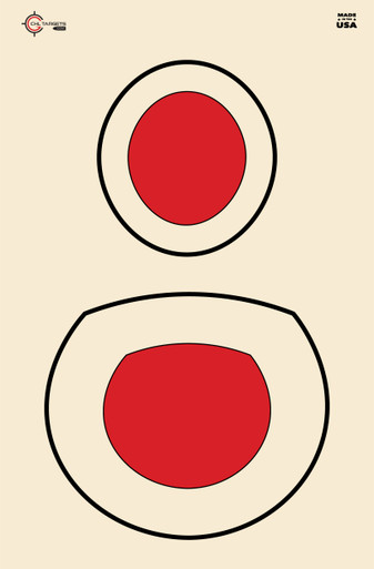 SRT - Silhouette - Simple Silhouette #1 (100 Target Pack) - CHL Targets