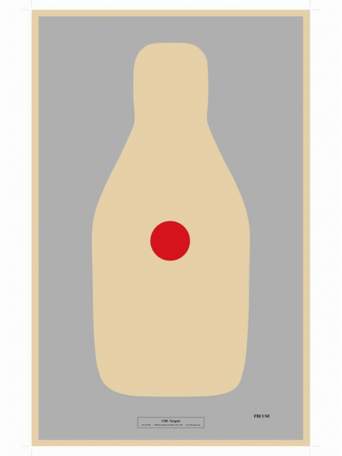 The FBI-Q Center Mass Silhouette target is a law enforcement training ...