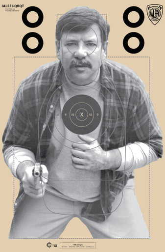 IALEFI QRQT Target - 100 Pack | High-Quality Law Enforcement Targets ...