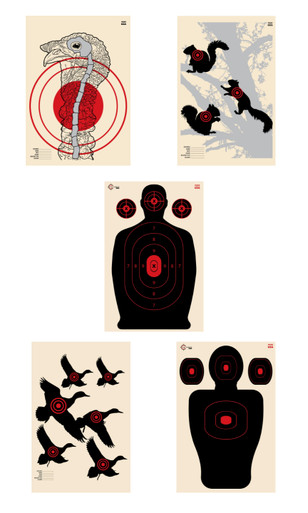 Shooting Range Targets 14x20 Sample Pack - 4 Pack | Versatile Training ...